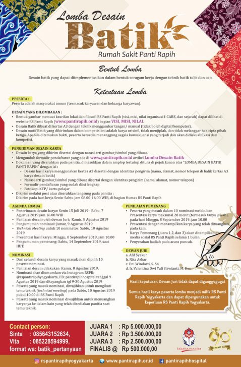 RS Panti Rapih Gelar Lomba Desain Batik - Star Jogja FM